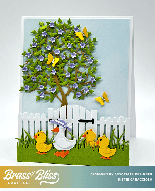 A SUPER Cute Handmade Card With Ducks! - Kittie Kraft